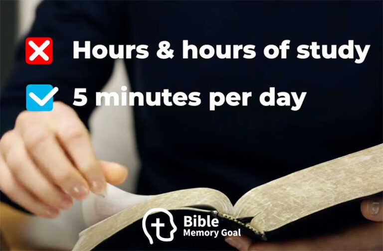 5 Secrets of Successful Bible Memory for Christians - Bible Memory Goal